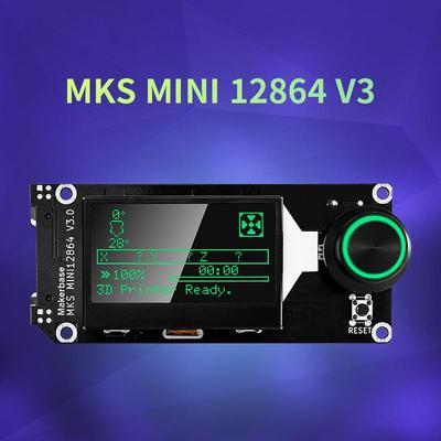 3D打印机配件Makerbase MKS MINI12864 V3 SD卡正/侧插智能显示屏