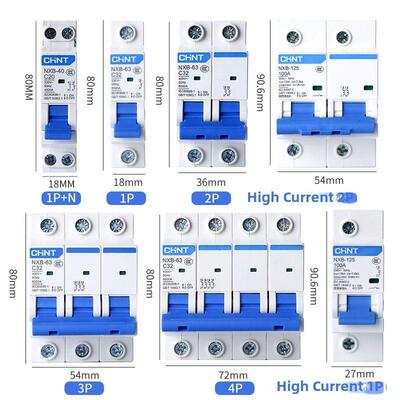 int 1P2P3P4P空气开关Nxb空气断路器2032A40A63A100A125A家用总开