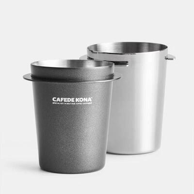 CAFEDEKONA不锈钢接粉杯 意式咖啡机手柄接粉器咖啡闻香杯EK43
