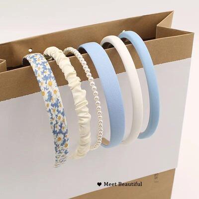 3/6/8PCS Set Fashion Women Cloth Hair Bands Headdress Headba