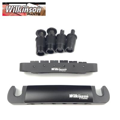 正品wilkinson SG LP电吉他固定琴桥 威尔金森拉弦板琴码 黑色