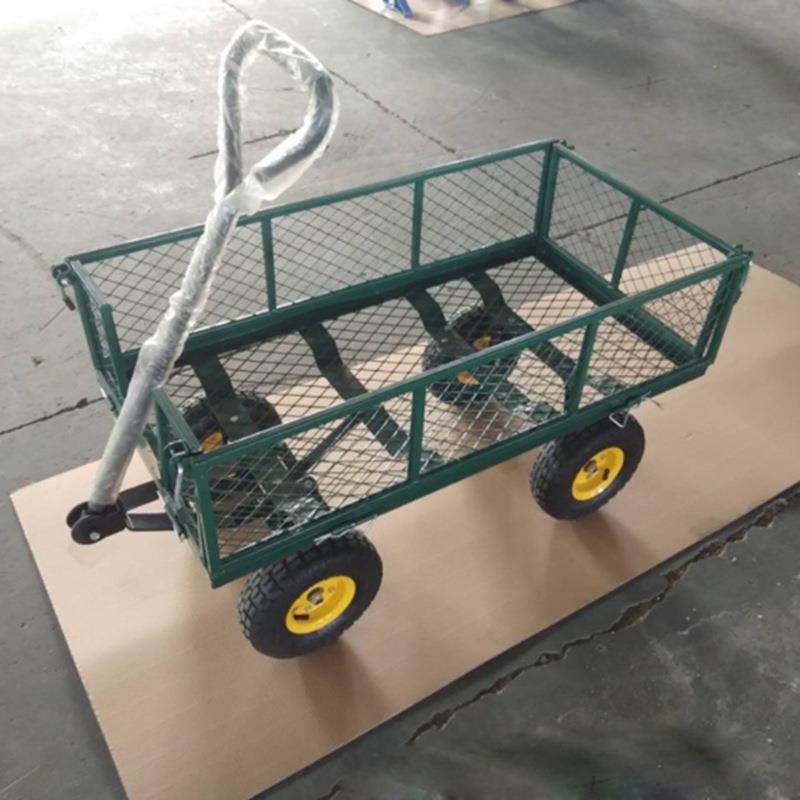 园林工具网车 花卉园艺工具车 花园多功能可折叠清扫车工具车其他
