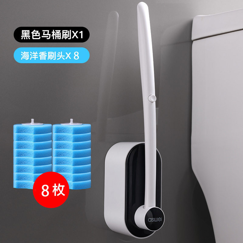 马桶刷高级感一次性家用无死角洗厕所的刷子神器卫生间壁挂清洁刷