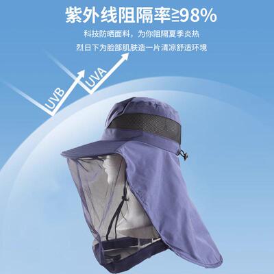 Summer Outdoor Mosquito Repellent Hat for Men and Women, Fis