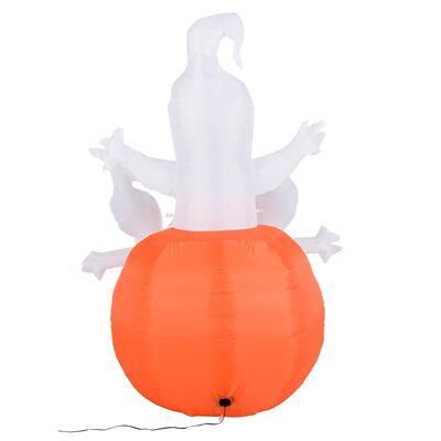 万圣装饰道具南瓜节INO幽立灵充鬼气气模节发光南瓜灯模型体