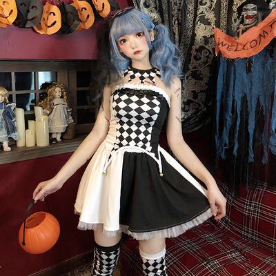 Circus Clown Costume, Halloween Performance