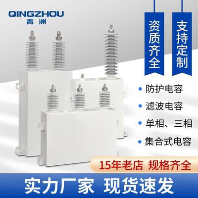 源厂优惠供应高压单项户外补偿并联电力电容器BAM6.3/√3-200-1W