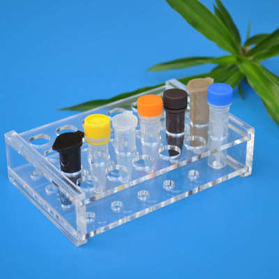 专业24孔 1.5/5/7ml50ml有机玻璃离心管架 亚克力透明试管架