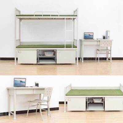 舍1款制式RSA-3512双层床员工宿层双上下铺单位铁架床单4人床营房