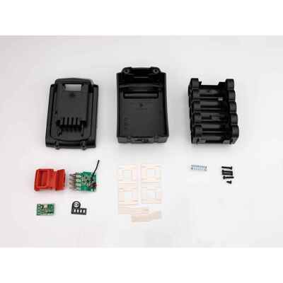 替代BLD 百得 18V工具电池套料 LB2X4020 10芯 18650款 带灯