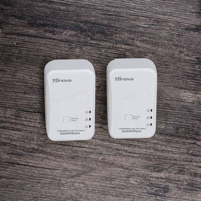 7INOVA·7旗七旗500M有线电力猫适配器套装IPTV家用网络传输
