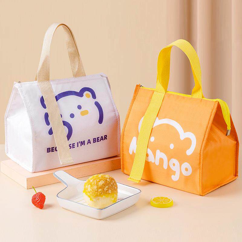 Insulated Lunch Box Handbag for Students and Office Workers,