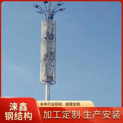 单管塔角钢通信塔楼顶单管塔电力杆塔单管塔钢结构单管塔通讯塔