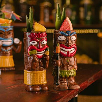 热带风情系列夏威夷提基杯tiki杯创意鸡尾酒杯陶瓷僵尸杯酒吧酒杯