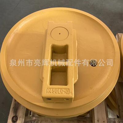 引导轮现代挖掘机R450LC-3引导轮IDLER支重轮齿圈链条底盘配件