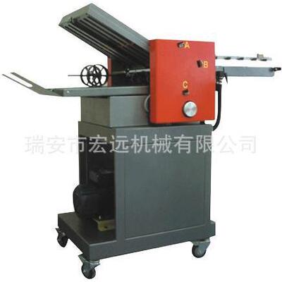 供应ZY-470D新款2梭一刀折页机堵纸自动停折页机