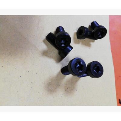 8.8级圆发DIN984TEI内六角薄柱7头螺钉M8*2黑0