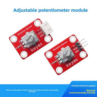 KEYES可调电位器模拟旋转角度传感器模块兼容arduinomicrobit环保