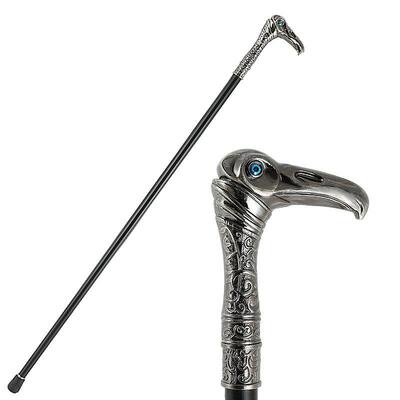Metal Walking Stick Halloween Props Cosplay Props Old M Non-