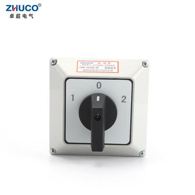 【厂家供应】卓超牌 SZW26-125/D202.2BF 转换开关 带防尘密封盒