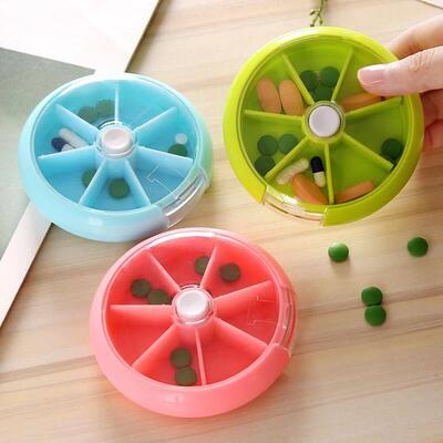week small mini portable medicine storage box pill case