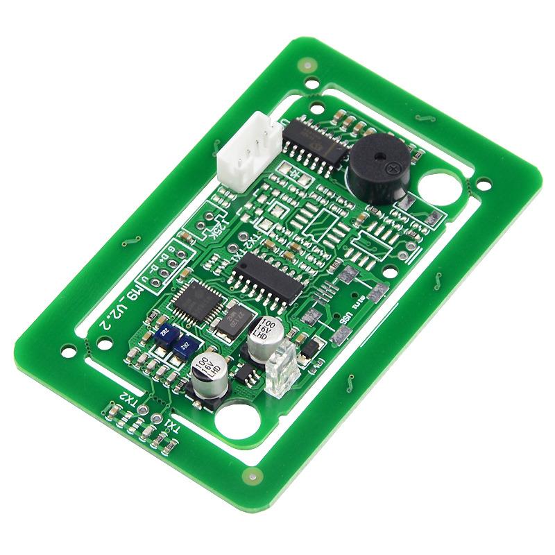 RFID读卡模块IC卡读卡器13.56MHZ高频M1卡读卡器复旦F08卡232接口