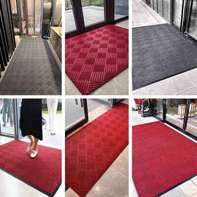 商用毯地loo加厚耐磨门垫入户门g防滑耐HWC脏寸大尺垫子进门地垫