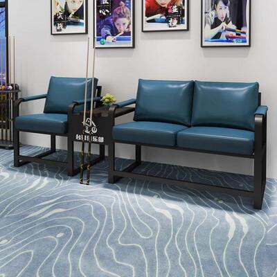 台沙子发观球椅台球厅球休专1274用椅子台球观息球沙发座椅球桌室