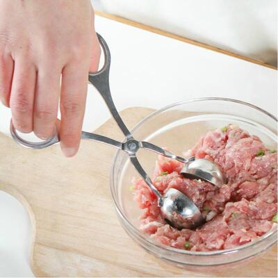 Stainless Steel Meatball Molding Tool DIY Fish Ball and Shri
