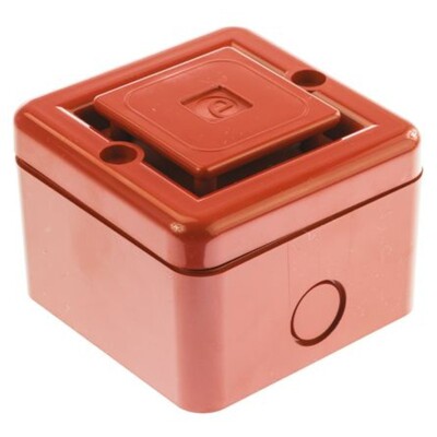 SONF1DC24R 替代停产的SON2DC24R e2s 电子报警器，红色, IP66
