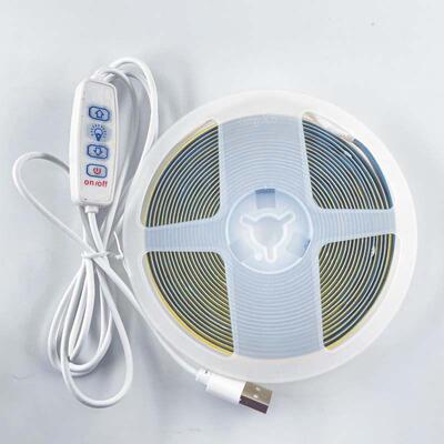 ob性灯带5 usb自粘软灯带COB触V摸开关套装柔灯条ledc灯条氛围背