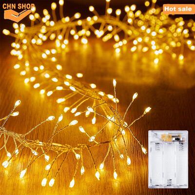 LED Firecracker String Lights Fairy Christmas Decorations