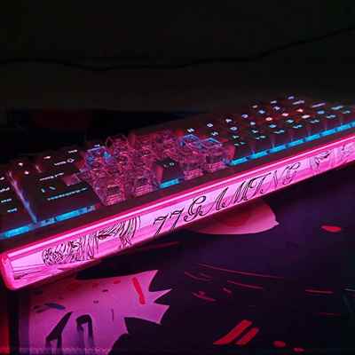 77gaming适用于迈从ace68air系列灯箱贴纸游戏灯罩贴纸装饰