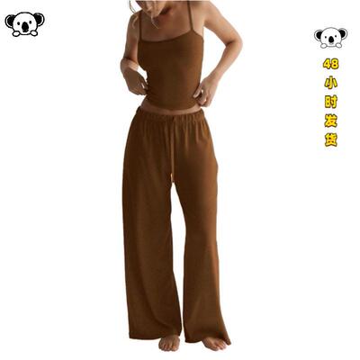 Women Loungewear Pajama Set Comfortable睡衣套装