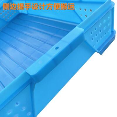 羽佳家塑料品周转箱 加厚面包箱流长HYQ方形物箱胶框塑厂料食筐