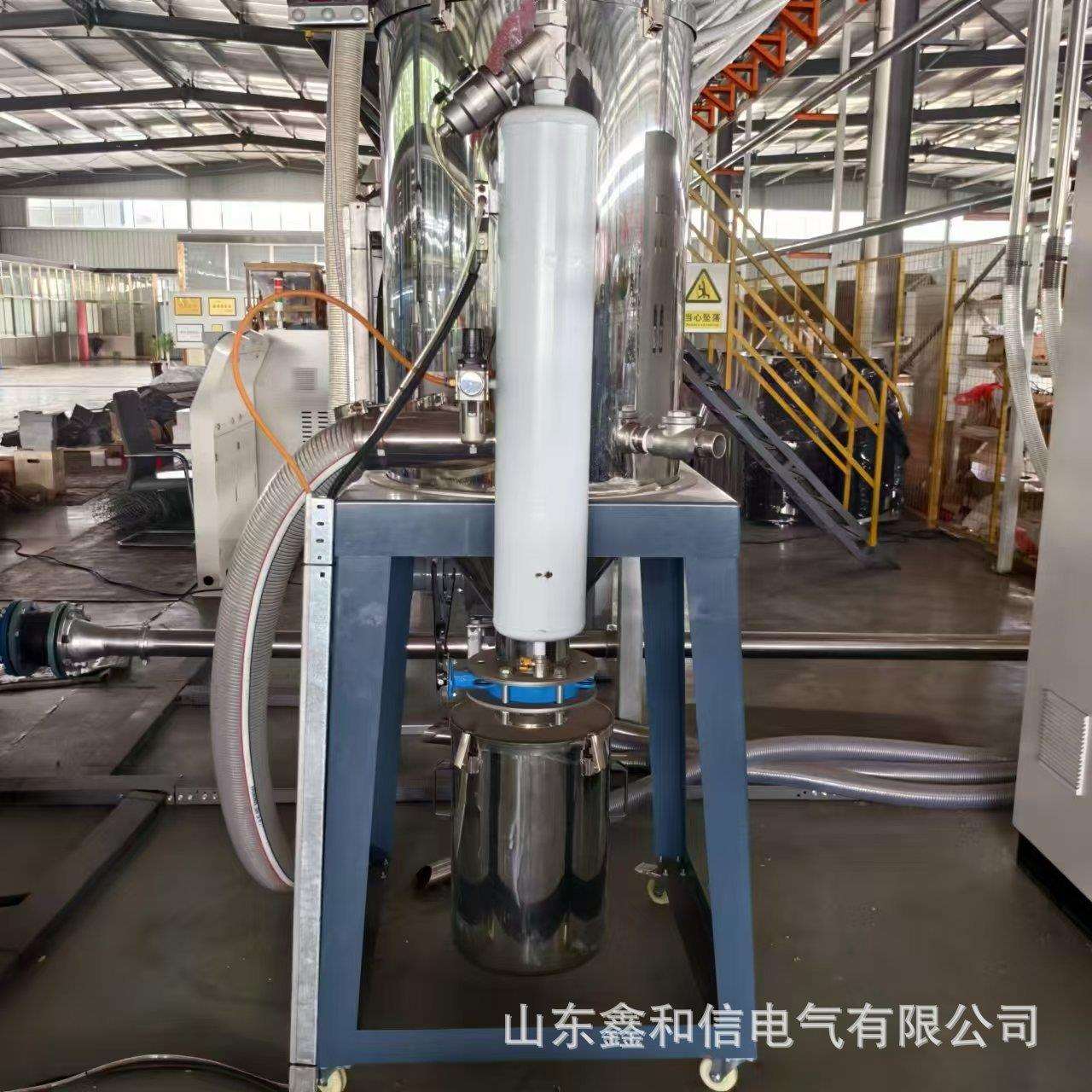 鑫和信中央供料系统专用双段高压风机中央集中供料输送系统