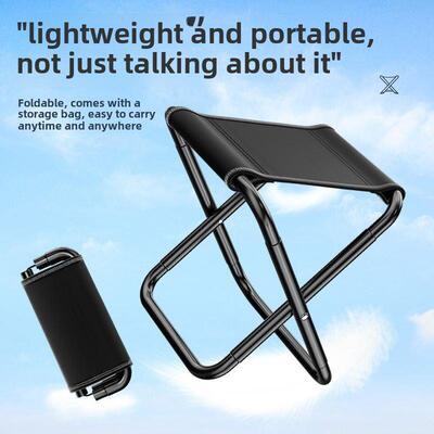 Outdoor Folding Stool Portable Fishing Chair Folding 折叠椅