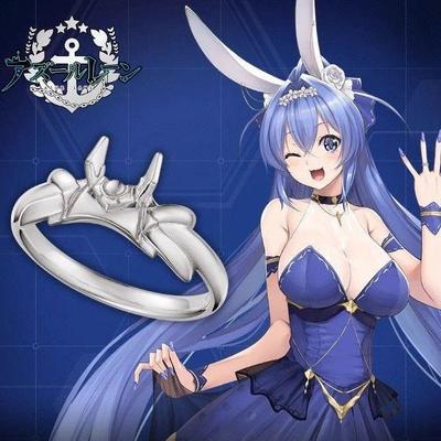 碧蓝航线新泽西 指 指环项链 周边小众原创设计时尚百搭精致饰品