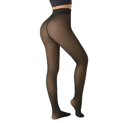 Women ’ s Fleece Lined Tights – Thick Thermal Winter Leggi