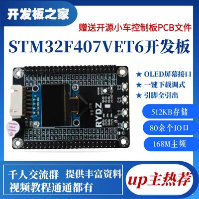 STM32F407VET6开发板 核心板 小系统板 RGB 蜂鸣器 按键X3