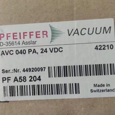 PFEIFFER 24VCD KF25 手动阀门 PFA58204 ,PFA58205