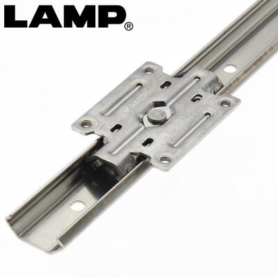 日本LAMP蓝普不锈钢304滑轨多滚轮线型导轨直线轨道滑轨MLGX25