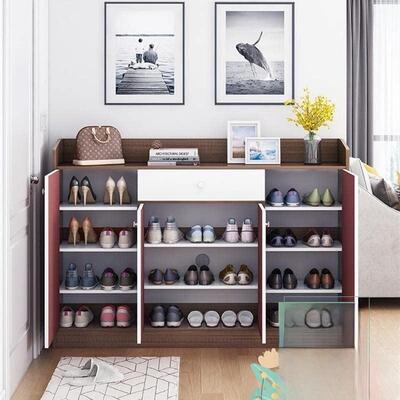 Shoe cabinet door shoe rack Living room storage cabinet 鞋柜