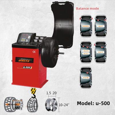 utt U500轿车Suv轻型卡车中小型轮胎动态平衡机全自动红外平衡机6