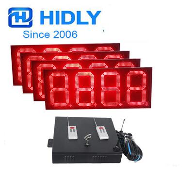 制作山运城西12寸红牌色lGAS12Z88e油价加油站d显示屏