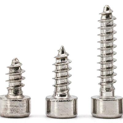 304不锈钢杯头内六角自攻螺丝套装圆柱头内六角自攻螺钉盒装