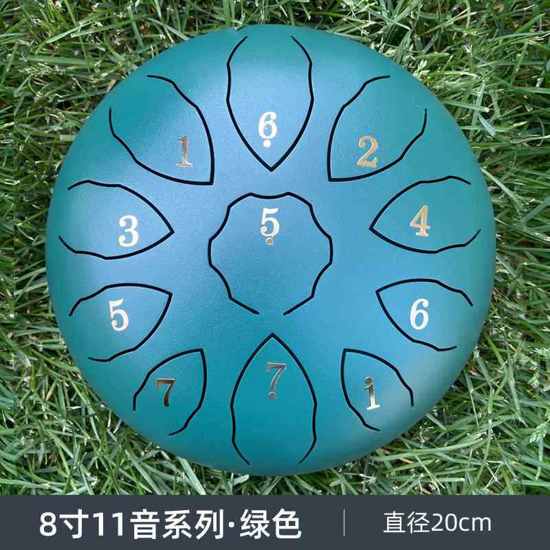 文笙空灵鼓钢舌鼓初学者入门8寸11音C调F调儿童乐器无忧空鸣鼓