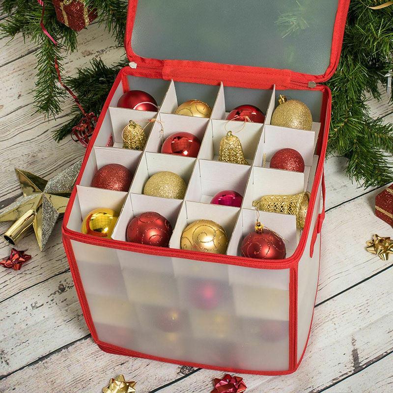 Baubles Storage Box Christmas Balls Storage Organizer Xmas e