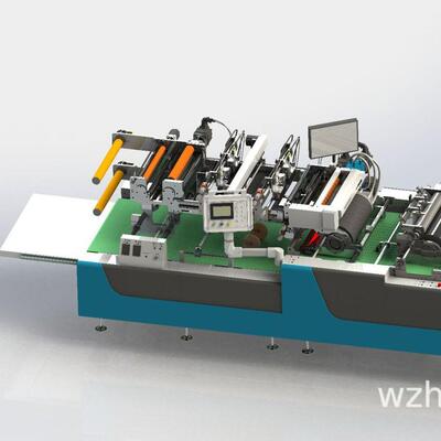 2025全新温州汇龙HLM-850FH全自动高速切角压线贴窗机