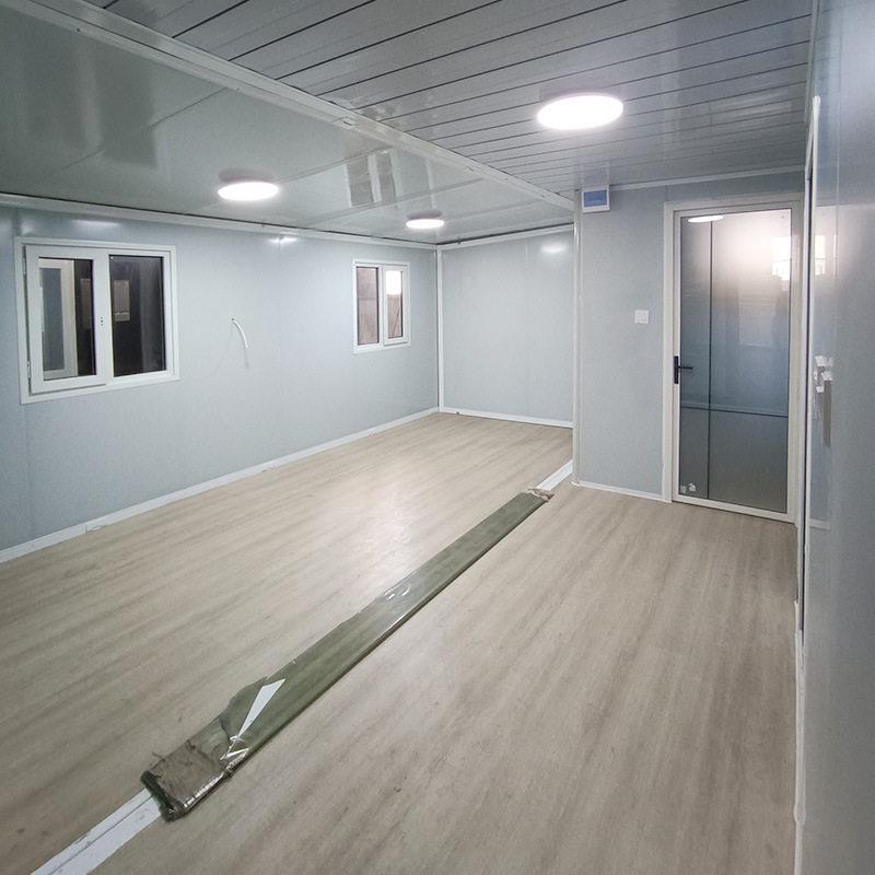 跨境集装箱移动房可叠展房人公室折住集装23-58箱拓双翼集成活动